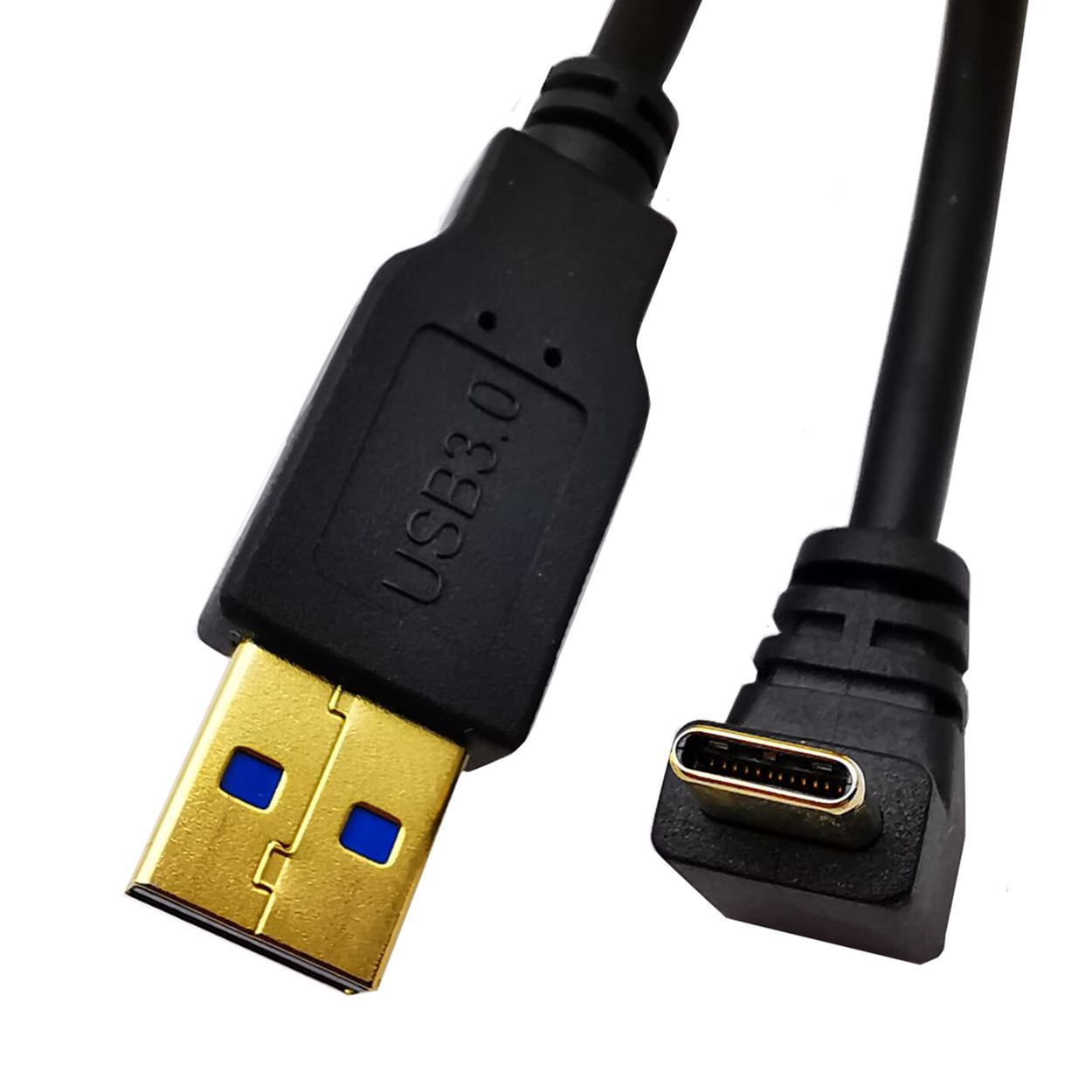 镀金高速USB3.0版本Type-C 90度弯电脑笔记本手机数据充电连接线-阿里巴巴