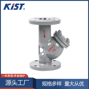 铸钢Y型过滤器WCB碳铸钢管道排污滤水器GL41H-16C法兰Y型过滤器-阿里巴巴