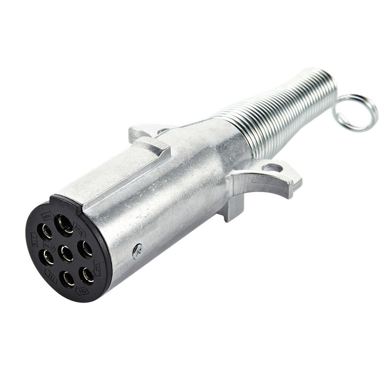 欧式汽车7孔插头拖车转接头卡车接口房车电源线插座连接器-阿里巴巴