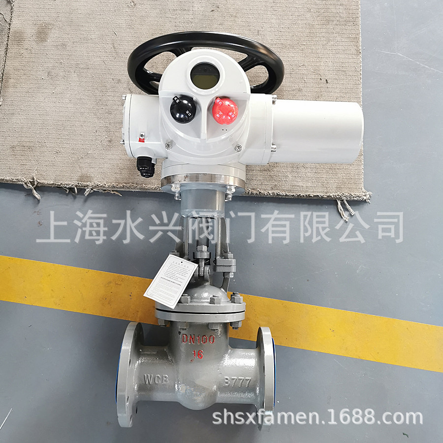 Z941H-16C-DN80智能调节型电动闸阀 双法兰电动闸阀4-20mA DC信号-阿里巴巴