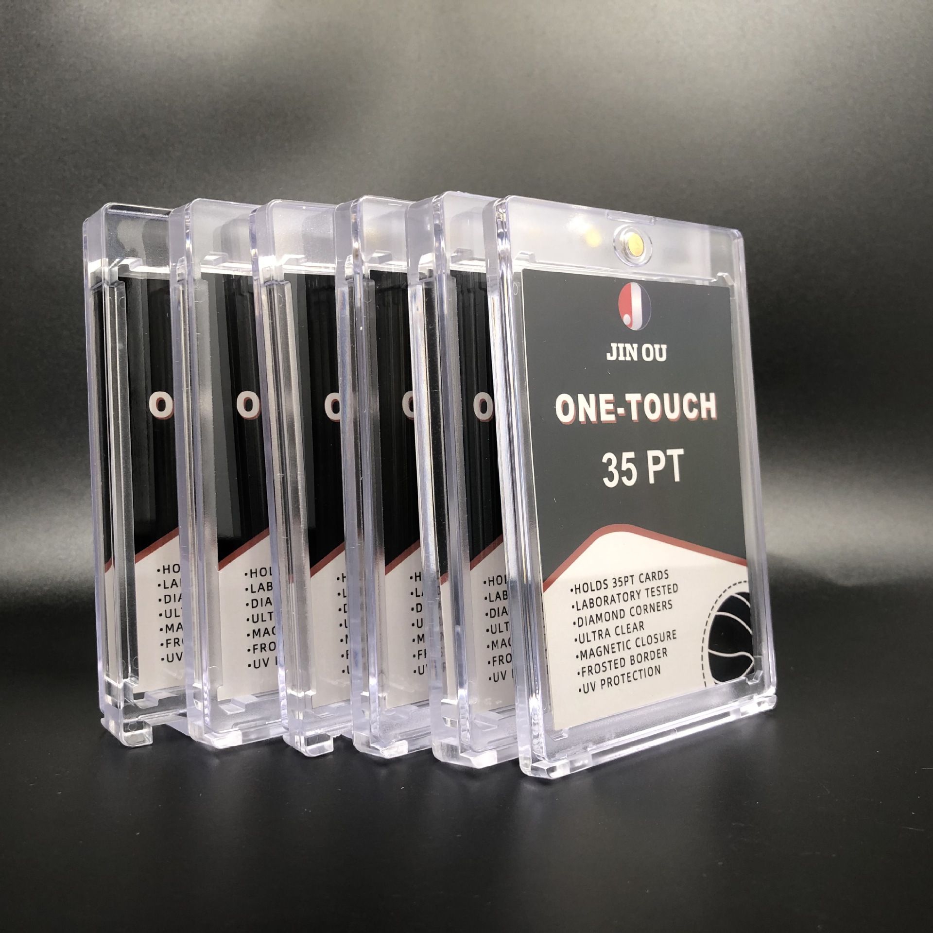 35pt-360pt球星卡强磁卡砖高透明磁吸式收藏卡盒抗UV游戏王卡砖-阿里巴巴