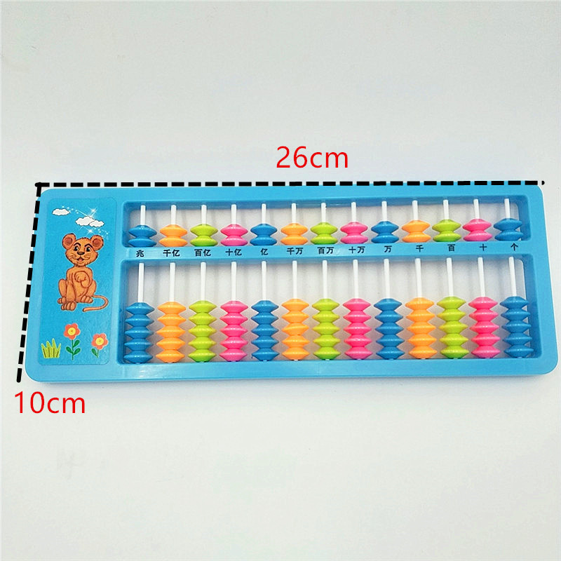 Thirteen lines and seven beads plastic abacus color abacus children's ...