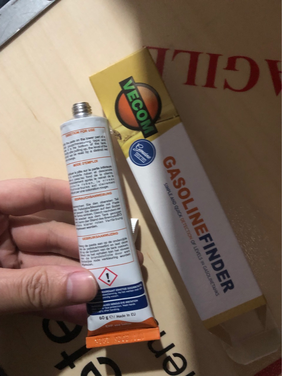 原装Vecom gasoline finder paste试油膏量油膏测油膏650891-阿里巴巴