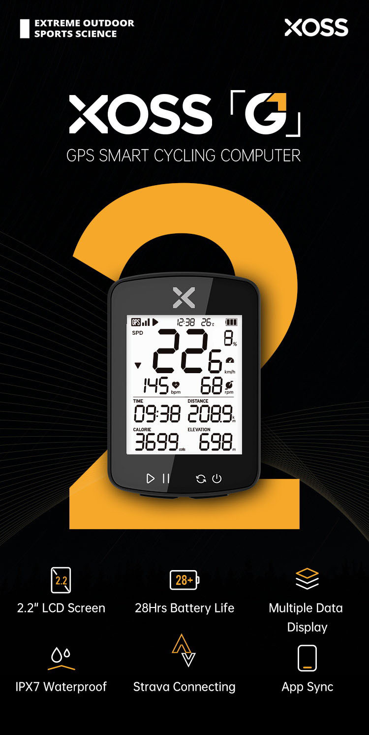 XOSS G2 G2+ 码表 行者GPS 英文版小G自行车GPS码表速度表-阿里巴巴