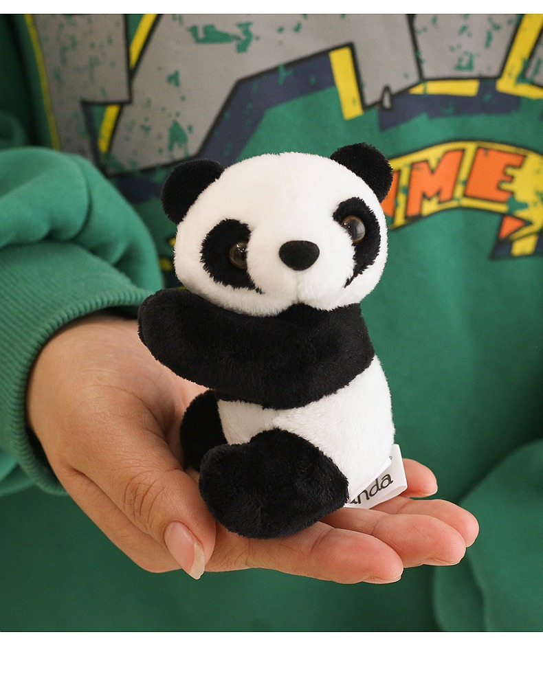 5PCS Creative Plush Panda Clip Cute Small Stuffed Animal Dol-阿里巴巴