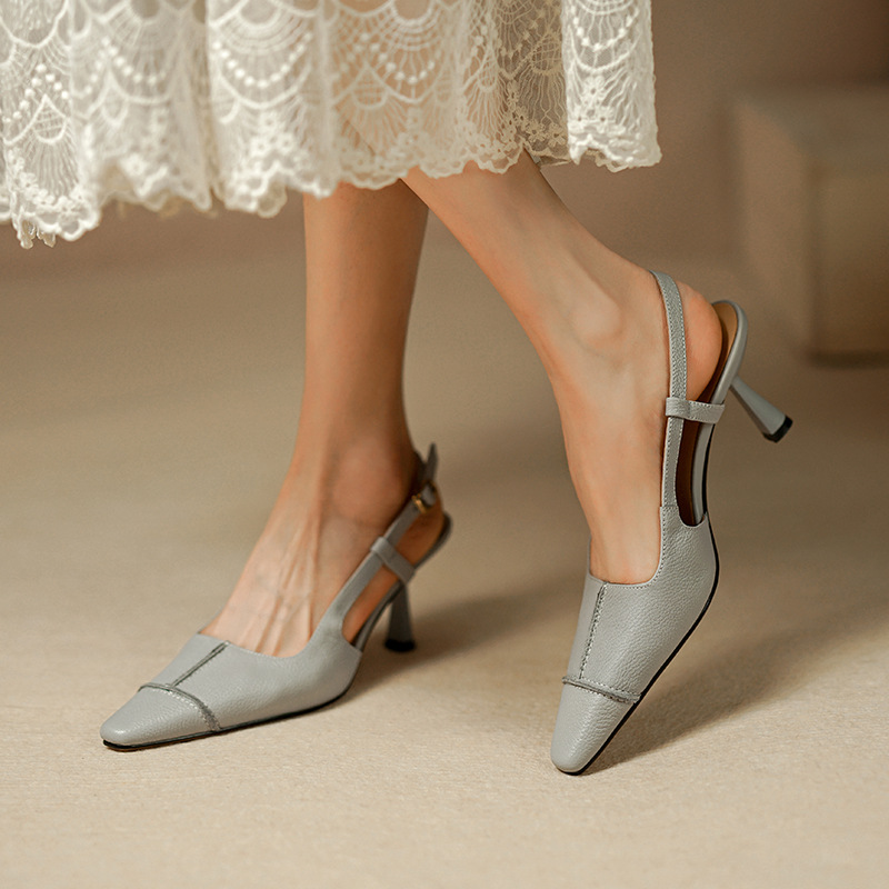 CHIKO Niki Square Toe Stiletto Slingback Shoes