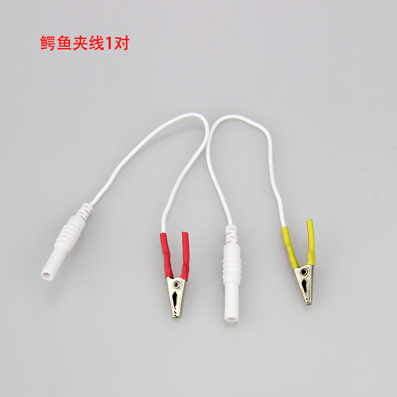 华佗SDZ-II IIB V 型柱式导线夹子线鳄鱼夹电源线华佗电针仪配件-阿里巴巴