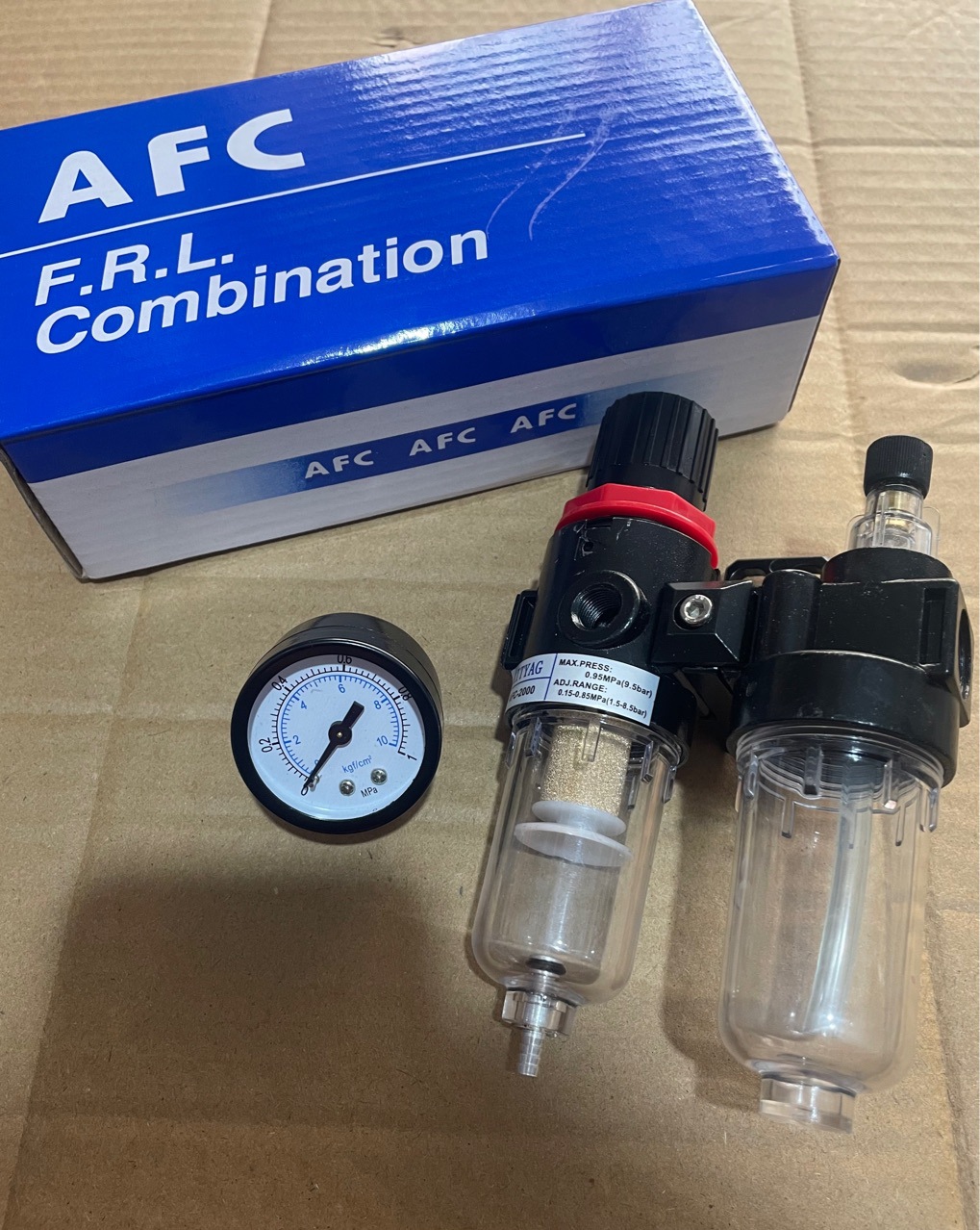 AFC2000二联件过滤器气源处理器AFC AFR铜芯油水过滤器AL油雾器-阿里巴巴