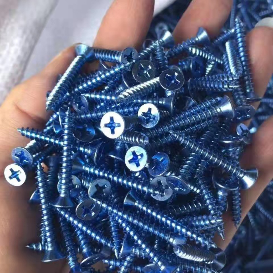 加硬GB846-76十字槽沉头自攻螺钉 高强度镀锌平头自攻螺丝M3~M6-阿里巴巴