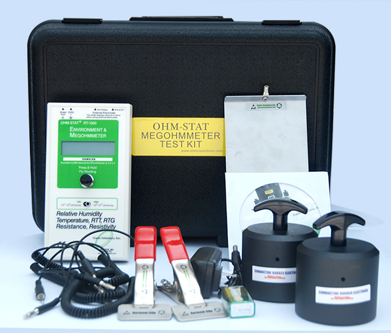 OHM-STAT RT-1000数显重锤式表面电阻测试仪阻抗测试仪防静电仪-阿里巴巴