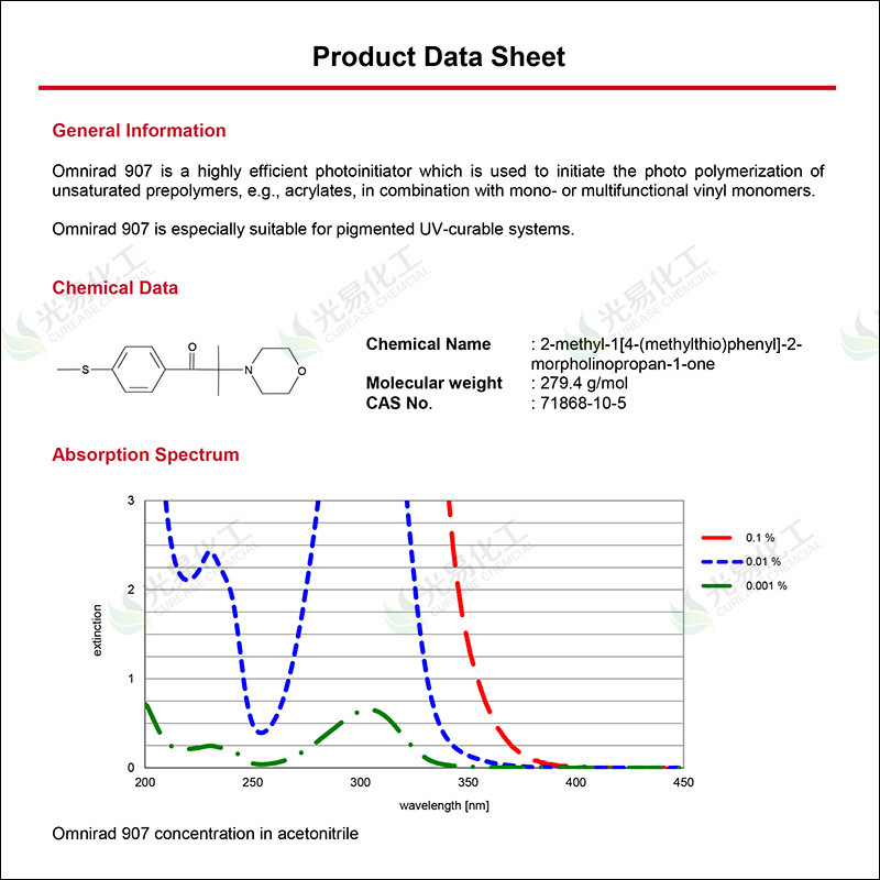 IGM 光引发剂Omnirad 907 彩色油墨 UV光固化光敏剂 光易化工现货-阿里巴巴