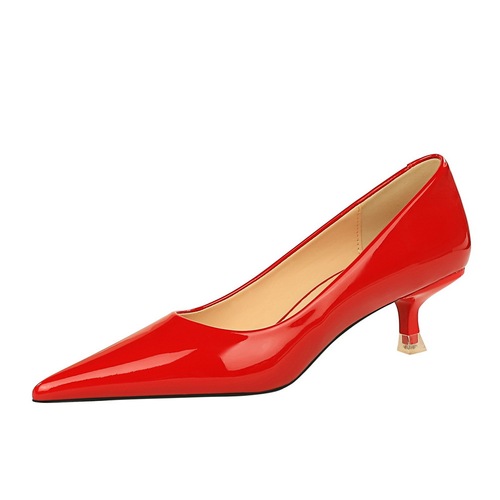 237 European and American Fashion Simple Versatile Women's Shoes Thin ...