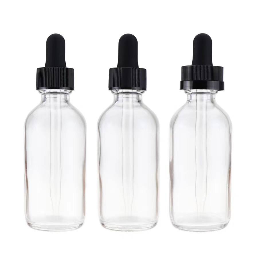 厂家现货60ml波士顿瓶 60毫升玻璃瓶 波士顿精油瓶玻璃滴管烟油瓶-阿里巴巴
