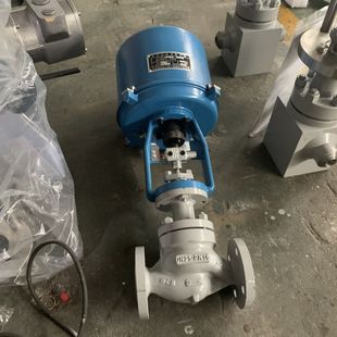 ZDLP-16C 铸钢电子式电动单座调节阀 4-20Ma流量温控调节阀 DN80-阿里巴巴