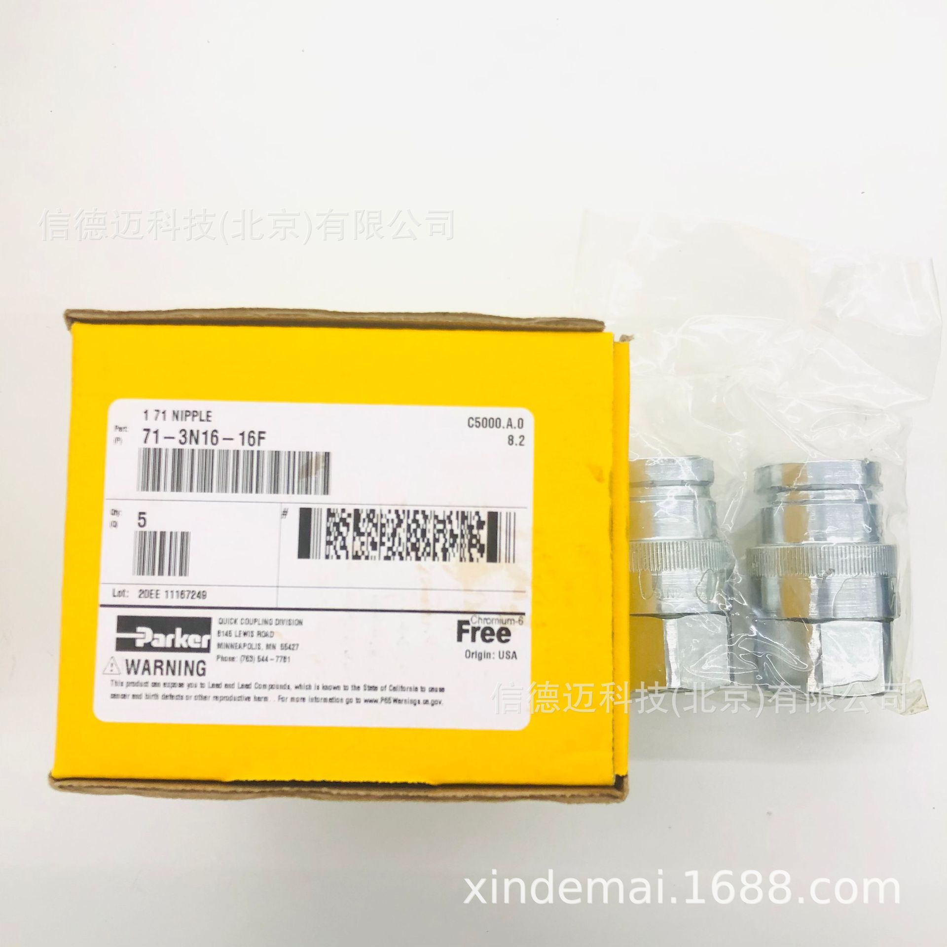 Parker派克Snap-tite71系列高压无泄漏快速接头71-3N16-16F-阿里巴巴