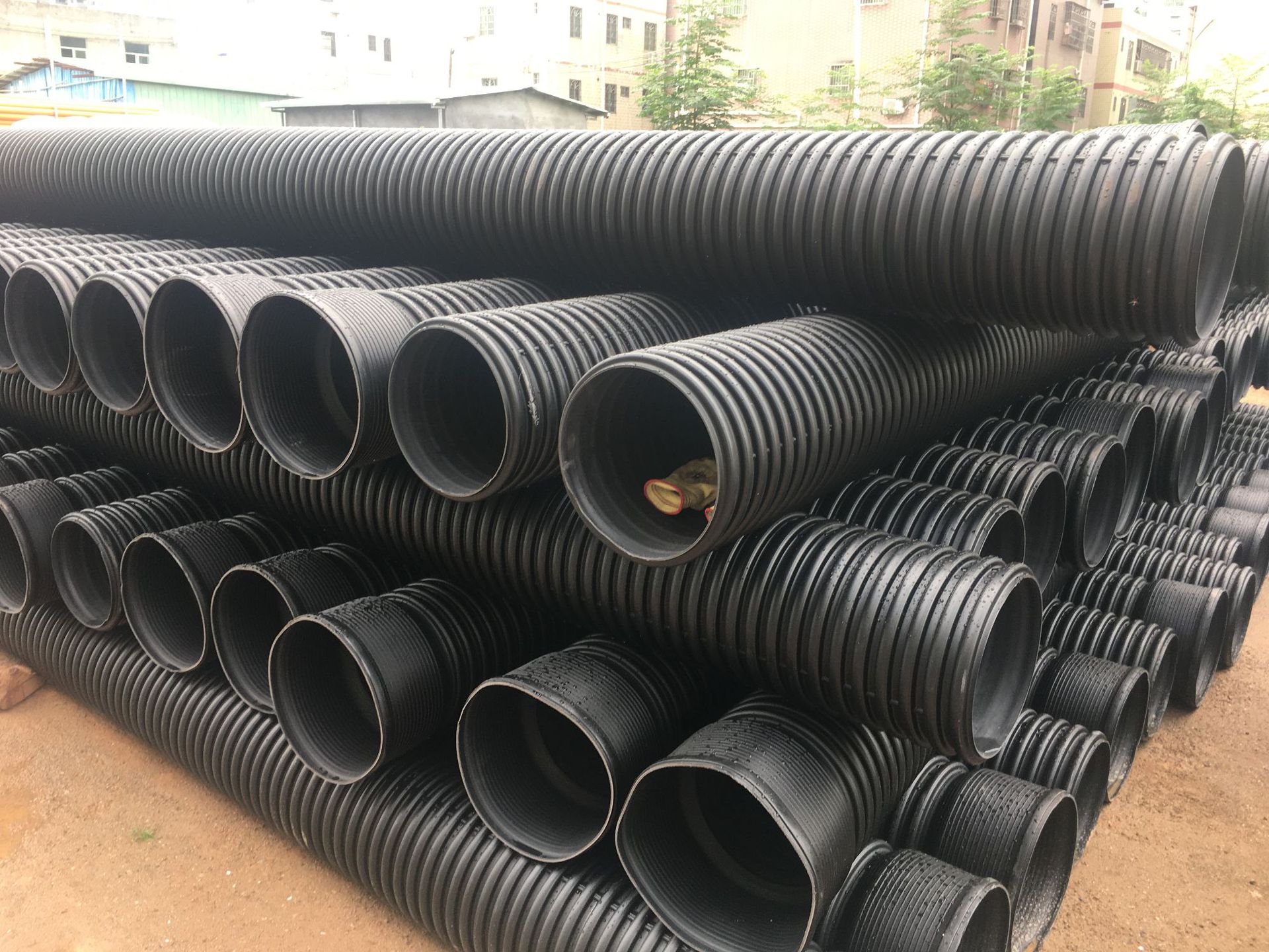 HDPE双壁波纹管DN200-800联塑雄塑伟通广东全省配送厂家发-阿里巴巴