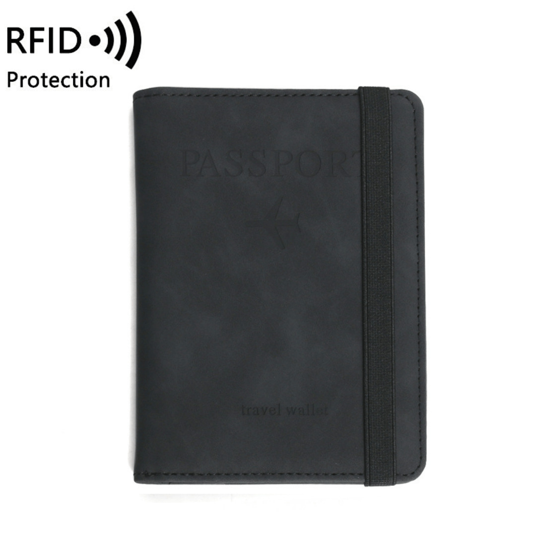 pu rfid Passport Cover Credit id Card Wallet Document跨境-阿里巴巴