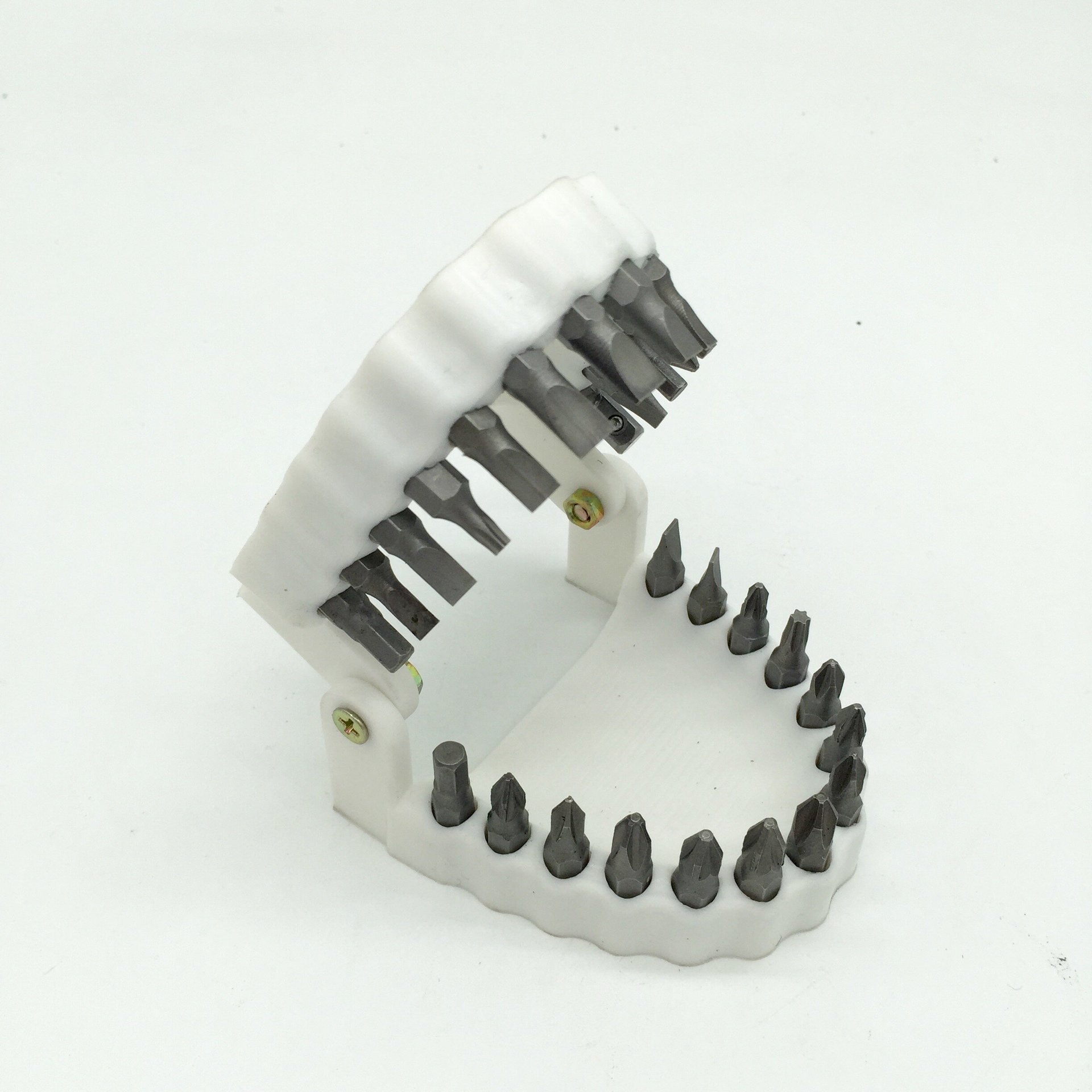 跨境爆款 DentureDrill Bit Holder便捷式牙齿造型螺丝刀钻头摆件-阿里巴巴