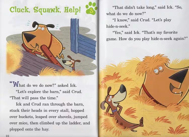 Ick and Crud 胖狗和瘦狗7册 Icks Bleh Day Mystery in the Barn-阿里巴巴