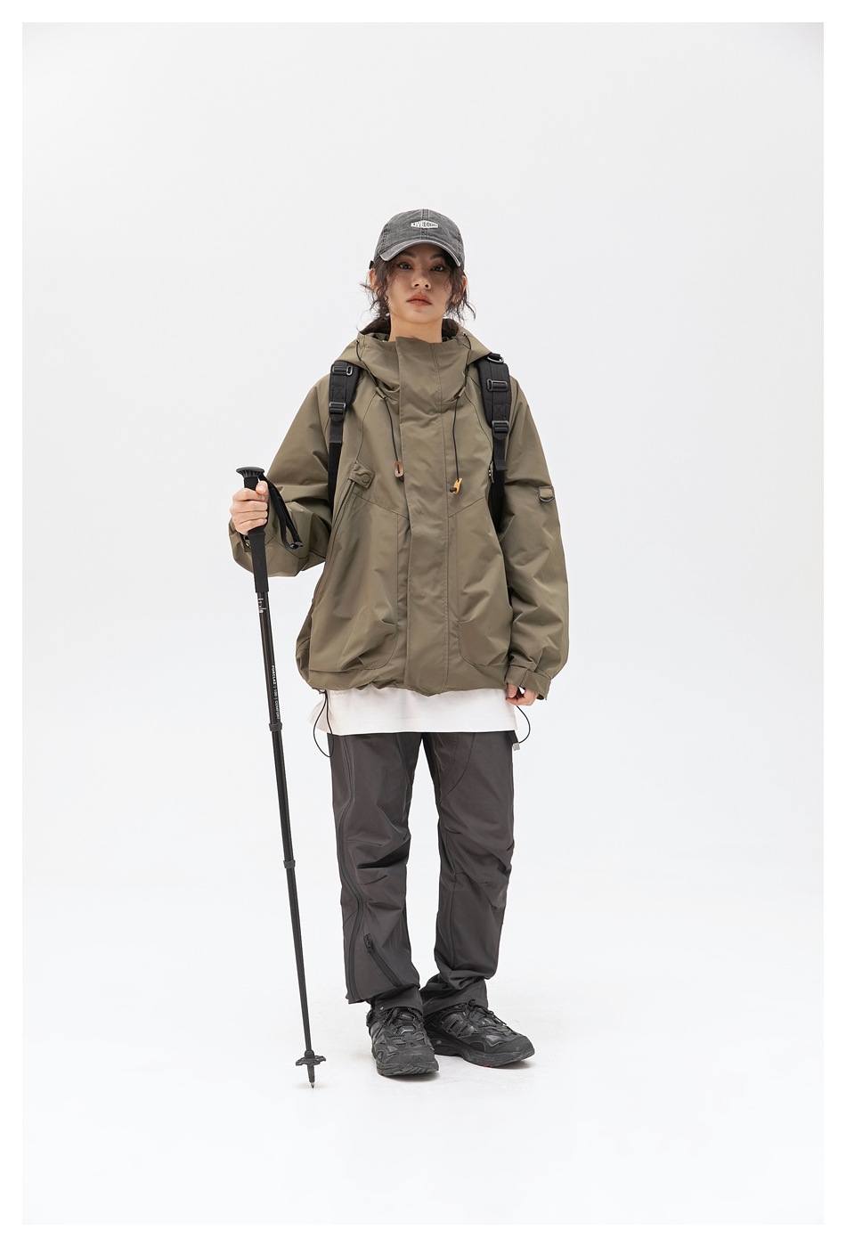 ADAM FREAK美式国潮牌机能风冲锋衣山系户外连帽夹克外套男女C39-阿里巴巴