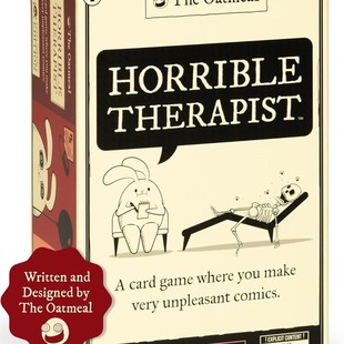Exploding Kittens Horrible Therapist恐怖治疗师成人纸牌游戏-阿里巴巴