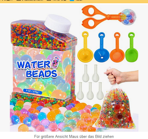 Wholesale Water Beads Kit - 270g 50000pcs for Toys & Aquariums ...