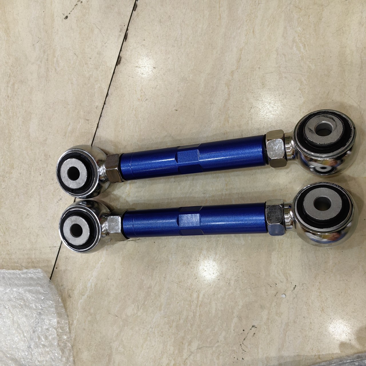 适用于特斯拉 Model X S后轮可调外倾角前束角拉杆可调整臂外八-阿里巴巴