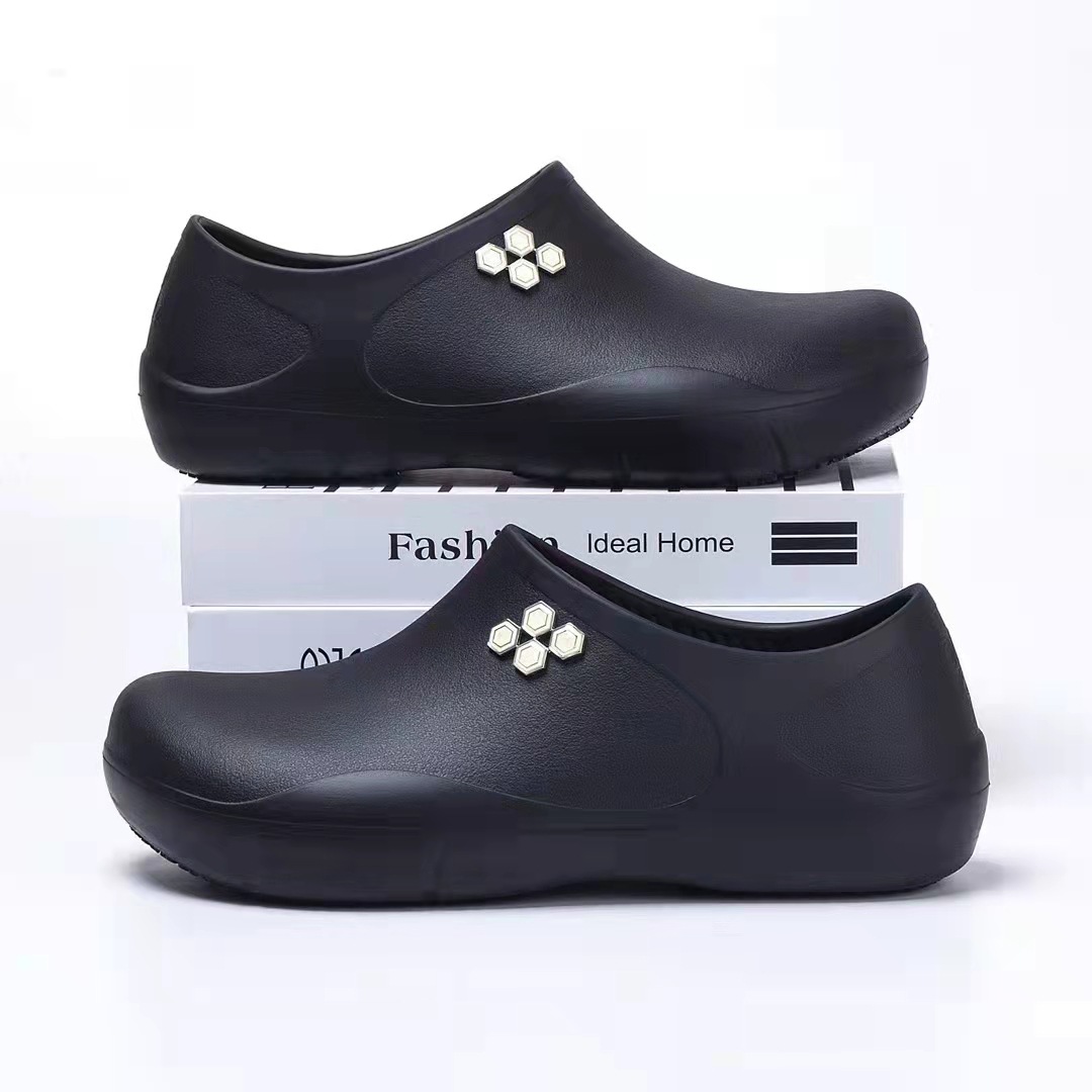 厨师鞋防滑男专用后厨厨房专业冬酒店大厨工作防滑鞋-阿里巴巴