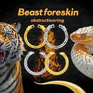 FRRK-236金色不锈钢成人情趣锁精环男用阴茎阴囊负重环包皮阻复环-阿里巴巴