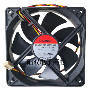 SUNON建准 EEC0252B1-000C-A99 12025 24V 5W 机柜空调散热风扇-阿里巴巴