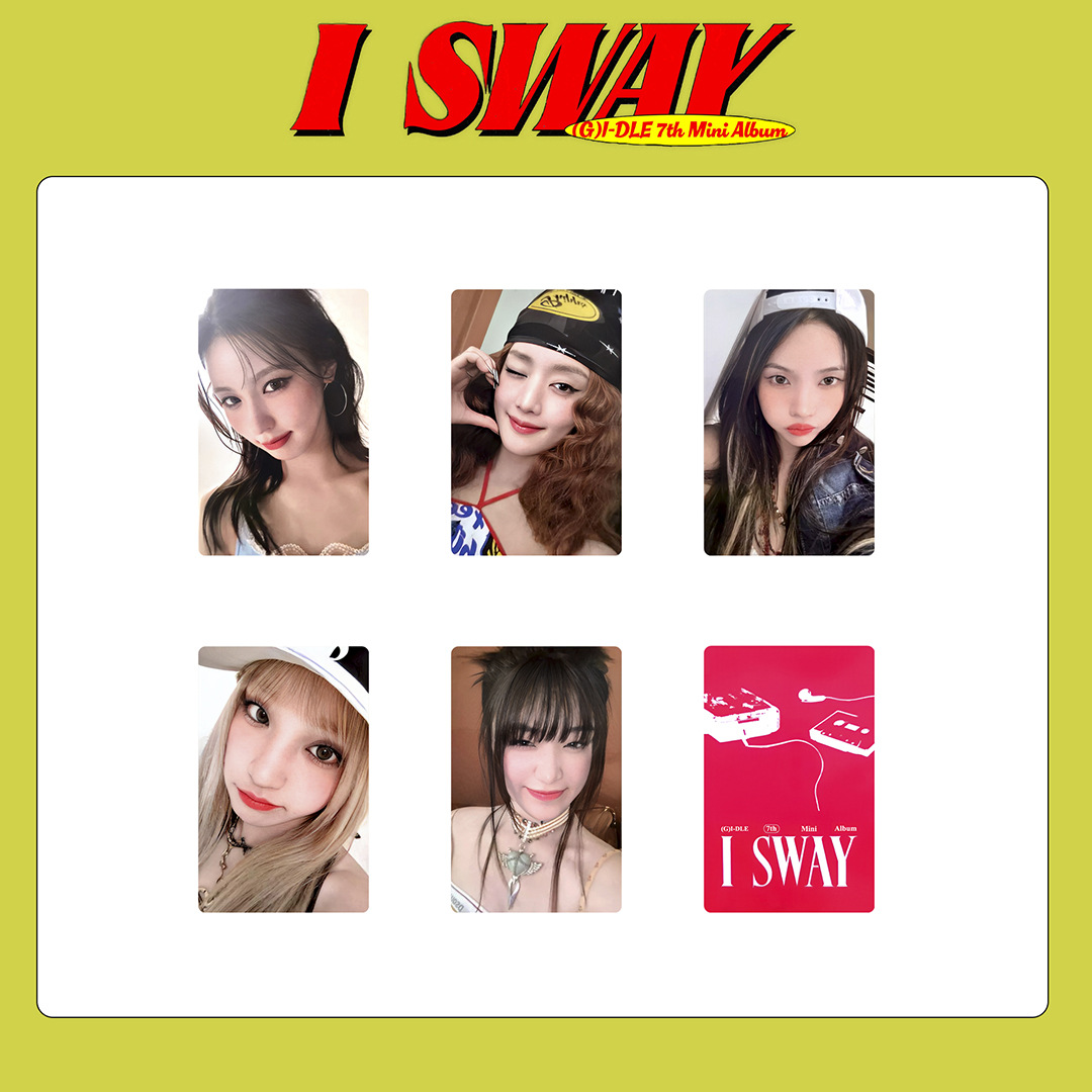 gidle第七张迷你专辑《I SWAY》专卡田小娟宋雨琦叶舒华minnie-阿里巴巴