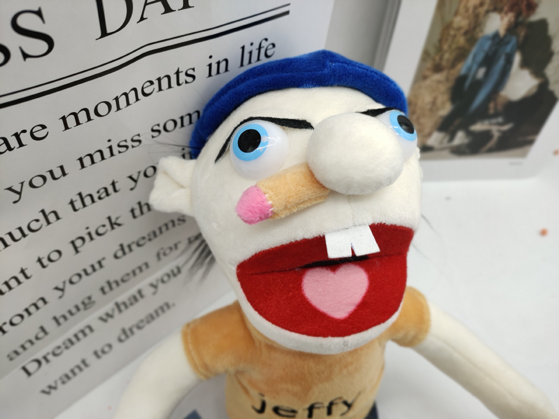 跨境清仓Thicc Jeffy Plush杰夫Jeffy Hat Game游戏公仔毛绒玩偶-阿里巴巴