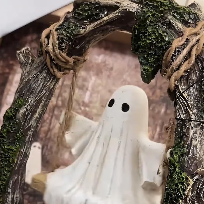 跨境新品Halloween Swing Ghost Decoration 万圣节秋千鬼魂装饰-阿里巴巴