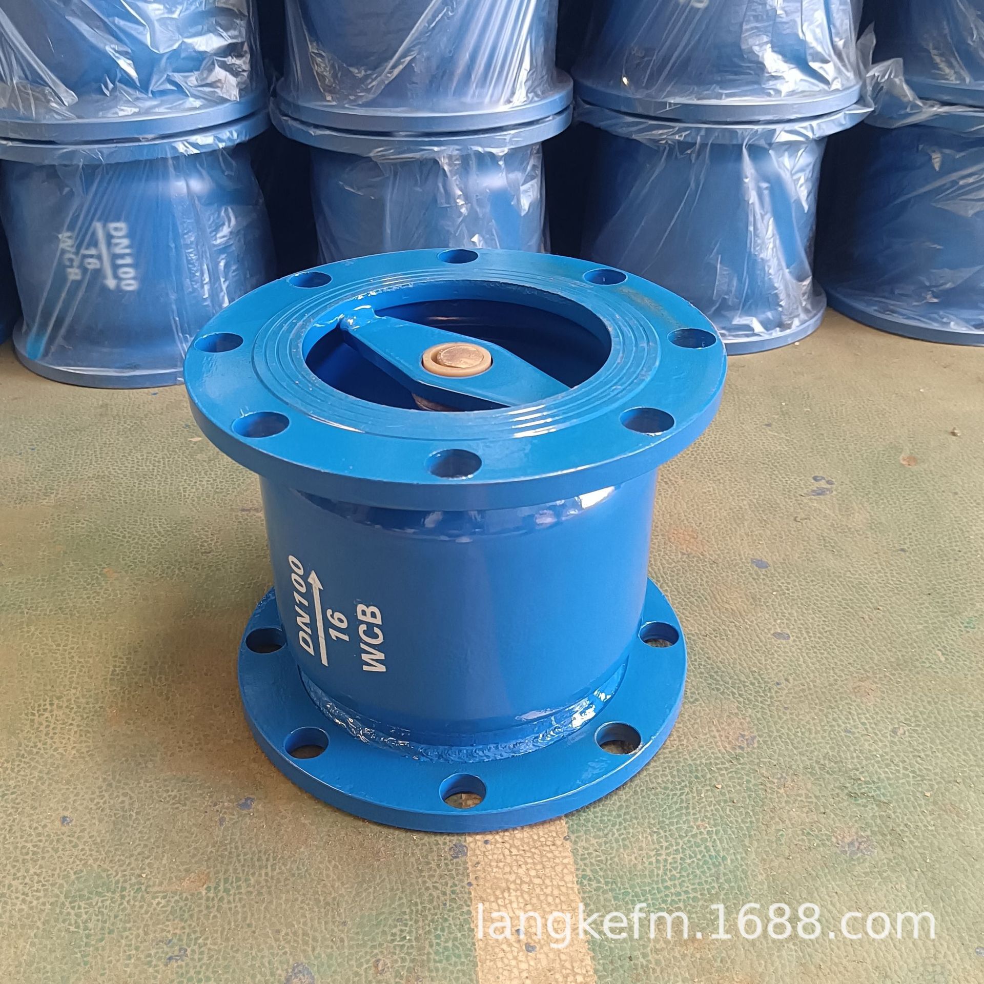 消声止回阀HC41X-16C碳钢体焊接水管水泵法兰单向消音立式逆止阀-阿里巴巴