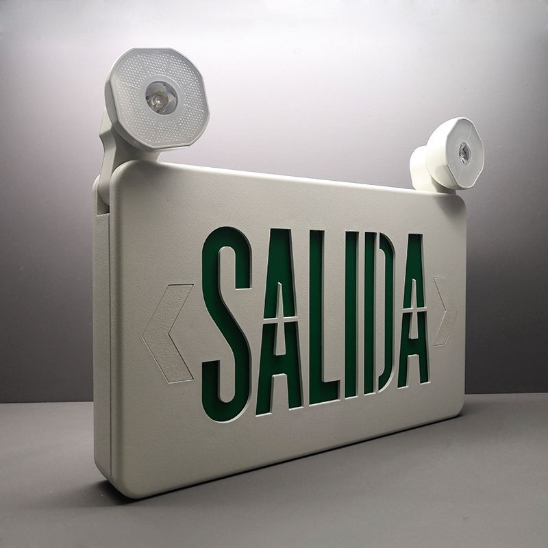 加工定制应急3W3h外贸LED出口应急灯EXIT疏散指示灯U/L认证-阿里巴巴