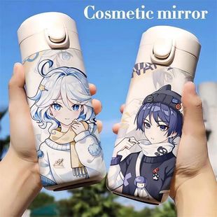 芙宁娜冬日保温杯周边小巧轻便携带学生高颜值水杯不锈钢2E-阿里巴巴