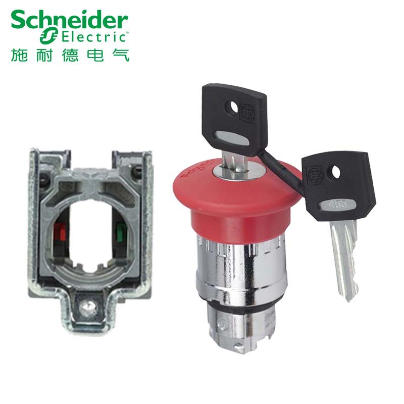 施耐德急停按钮 XB4-BT842系列 ZB4BS844+ZB4BZ102紧急停止开关-阿里巴巴