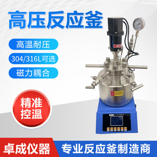 郑州卓成厂家直销现货速发TGYF型台式磁力耦合搅拌不锈钢反应釜-阿里巴巴