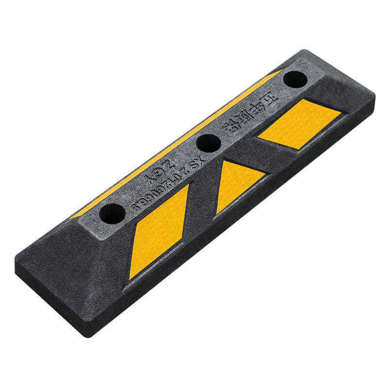 Rubber and plastic positioner parking space car stopper wear-resistant ...