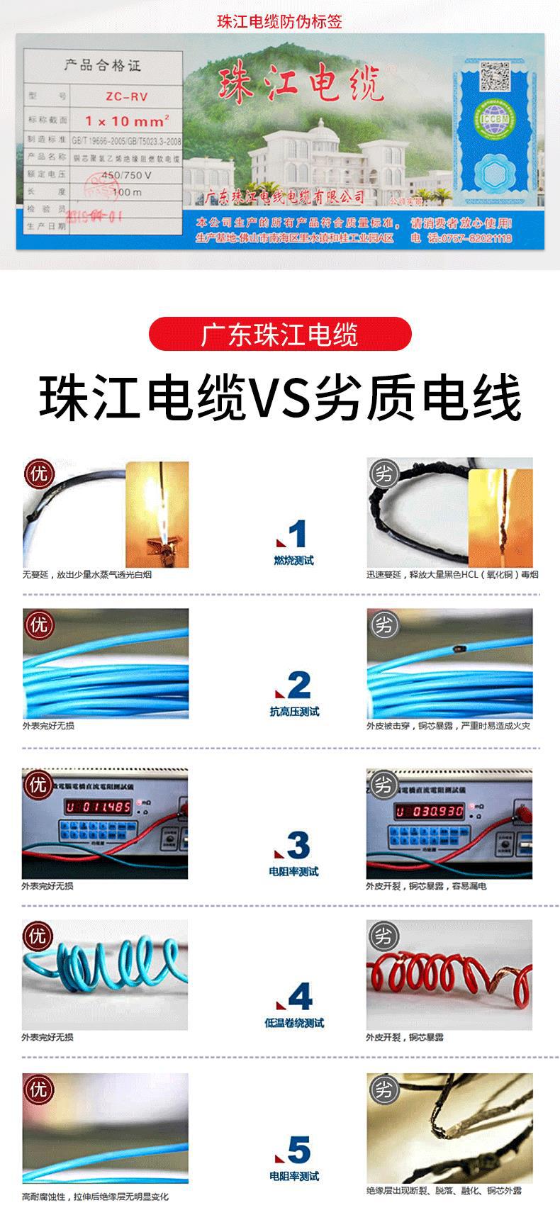 广东珠江家用ZC-BVR1.52.54平方电线国标铜芯阻燃多股软线-阿里巴巴