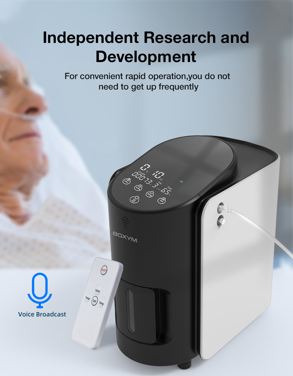 小型家用智能制氧机雾化吸氧氧气机1-7L/min Oxygen Concentrator-阿里巴巴