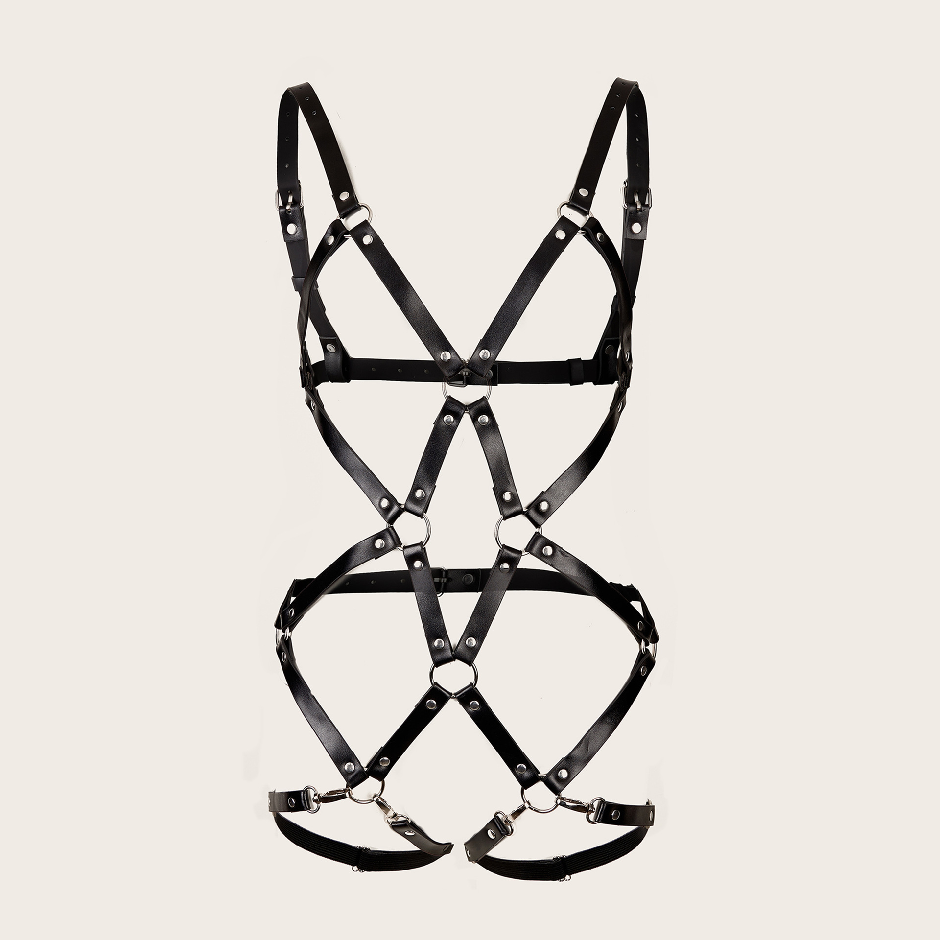 时尚女用情趣束缚衣皮革sm衣服用品派对表演配饰成人情趣用品批发-阿里巴巴