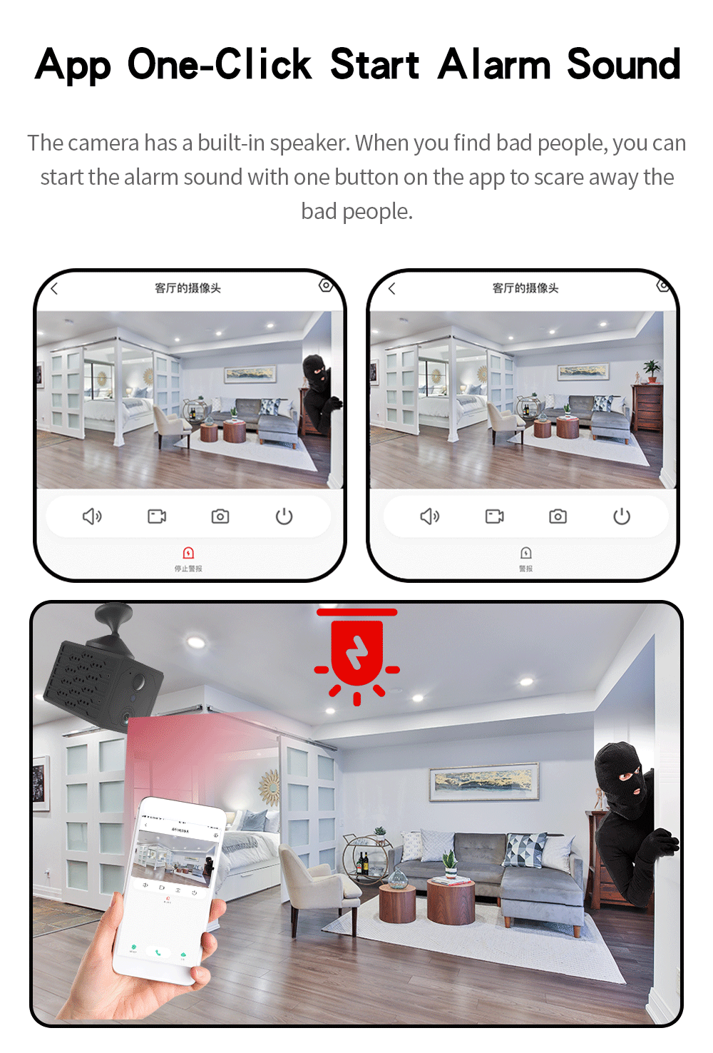 Low-Power PIR Camera Hidden Spy WiFi 4K 2K Motion Detection-阿里巴巴