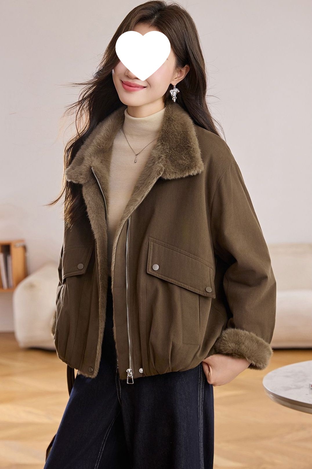 棉衣外套女冬季2025年新款休闲宽松加厚保暖派克服女厂家一件工厂-阿里巴巴