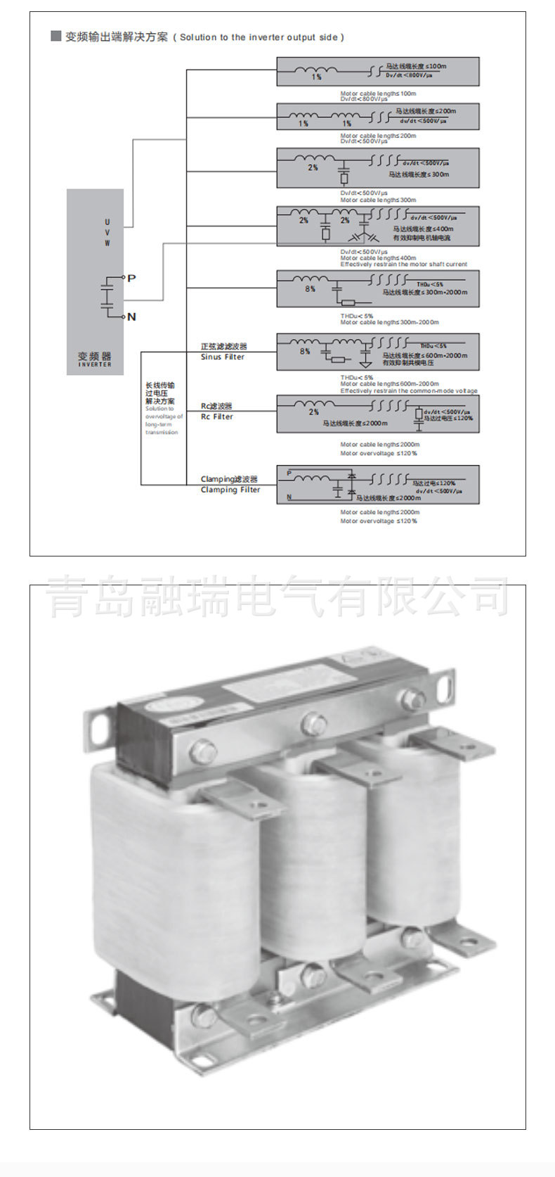 EAGTOP上海鹰峰OCL输出电抗器380V变频器输出端出线电抗器 压降1%-阿里巴巴