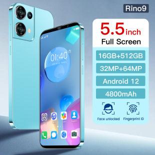 新款跨境Rino9智能手机16+512幕直角边框外观外贸厂家现货代发-阿里巴巴
