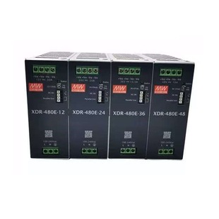 台湾明纬XDR-480/480E 12/24/36/48V导轨型开关电源 高性价超薄款-阿里巴巴