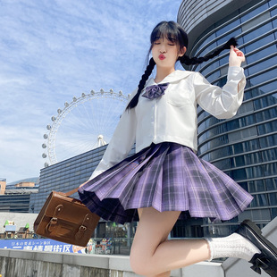 走私浪漫新款源头厂家日系韩版jk制服套装女春季学生学院风百褶裙-阿里巴巴