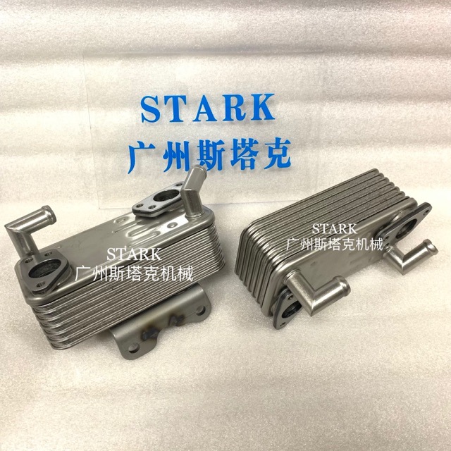 4M50发动机机油散热器ME230210适用于三一SY215C挖掘机配件 原厂-阿里巴巴