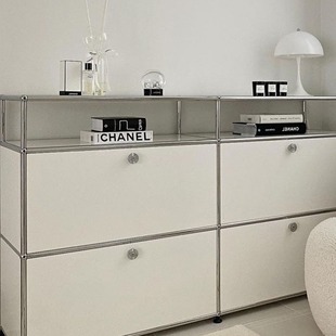 中古usm不锈钢餐边柜北欧家用客厅装饰柜子轻奢收纳柜置物柜批发-阿里巴巴